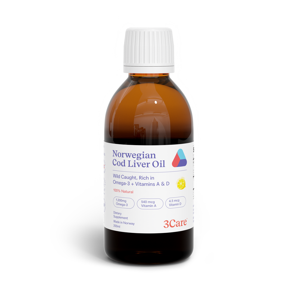 Norwegian Cod Liver Oil |CLO with Natural Vitamins A & D – 3Care ...
